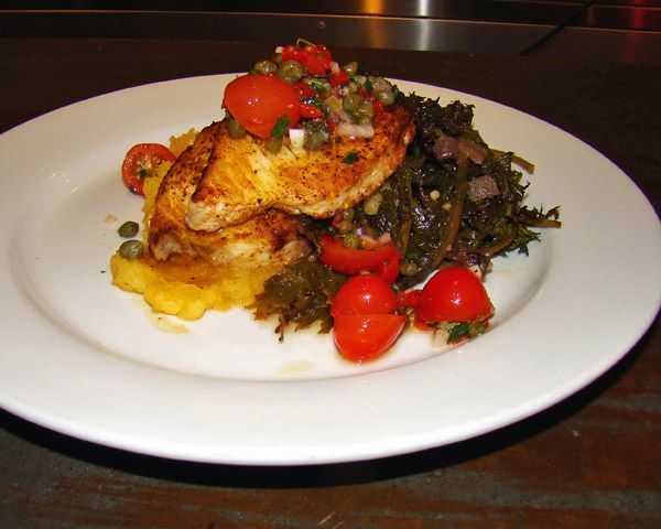 Blackened Wahoo Medallions with Tomato-Caper Vinaigrette - Coastal ...