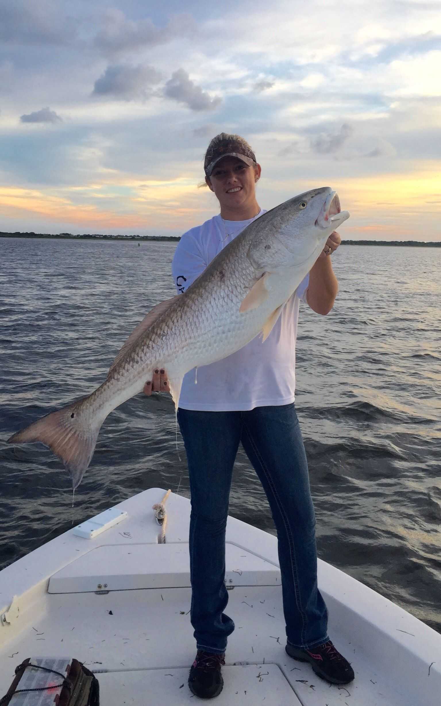 Bull Red out of Ponce Inlet on live Mullet | Coastal Angler & The ...
