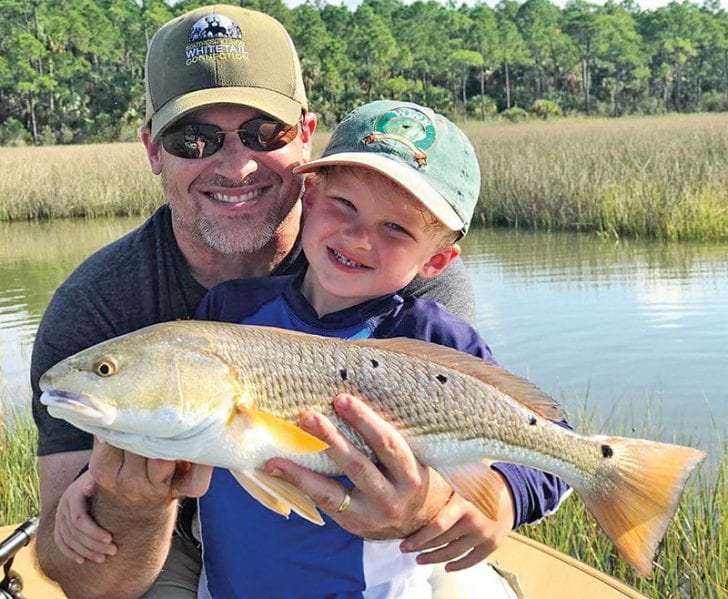 Henry Hatch, 5, with his first ever redfish! - Coastal Angler & The ...