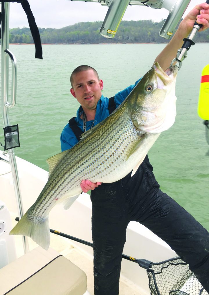 Justin Utterback with a 31 pound striped bass - Coastal Angler & The ...