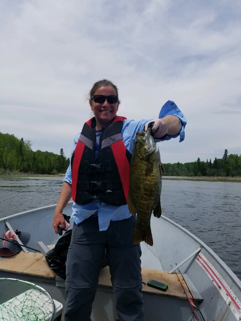 Maria relaxes from teaching by fishing and catching! - Coastal Angler ...