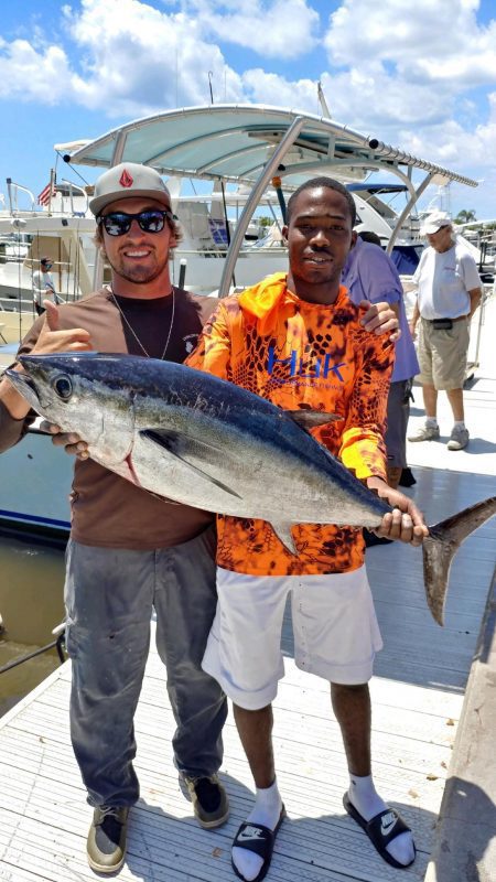 Michael Watkins Jr. 28.11 oz Black-Fin Tuna caught onboard the Southern ...