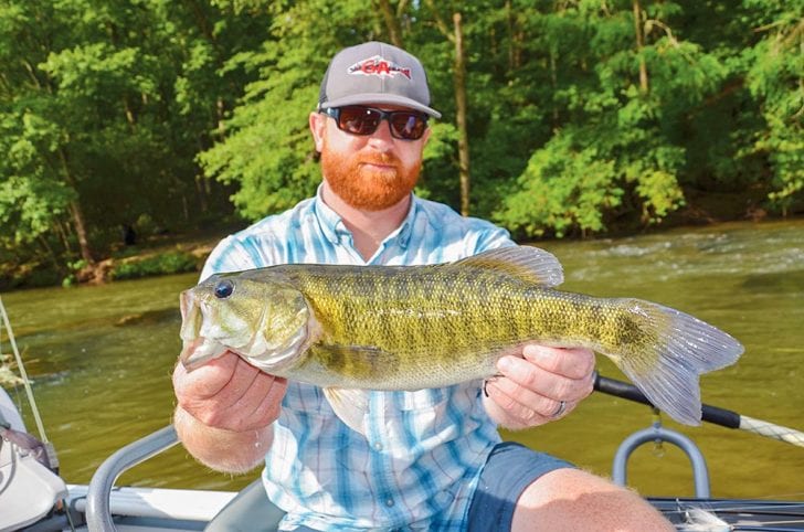 Catching Chattahoochee Shoal Bass On Top - Coastal Angler & The Angler ...