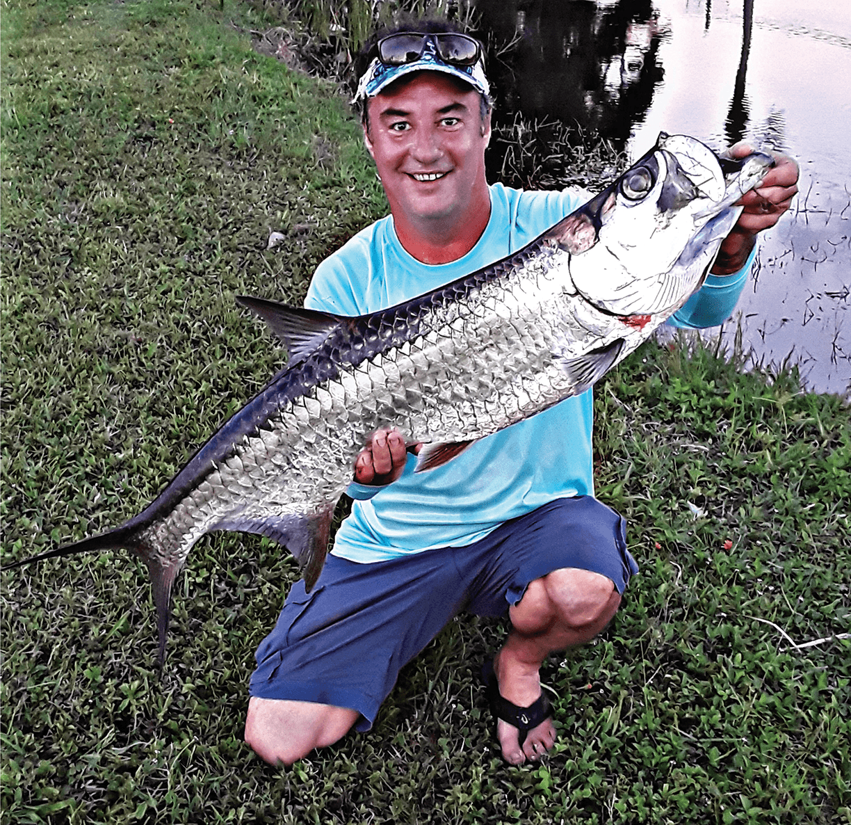 Jody Reed w/ a beautiful Freshwater tarpon caught in Ft. Myers, @jody ...
