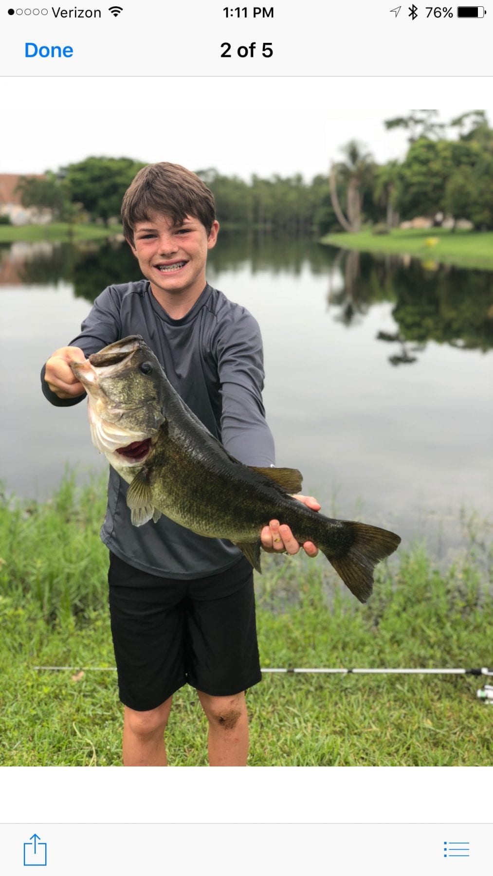 Sebastian landed his bass behind his home in Lake Worth - Coastal ...