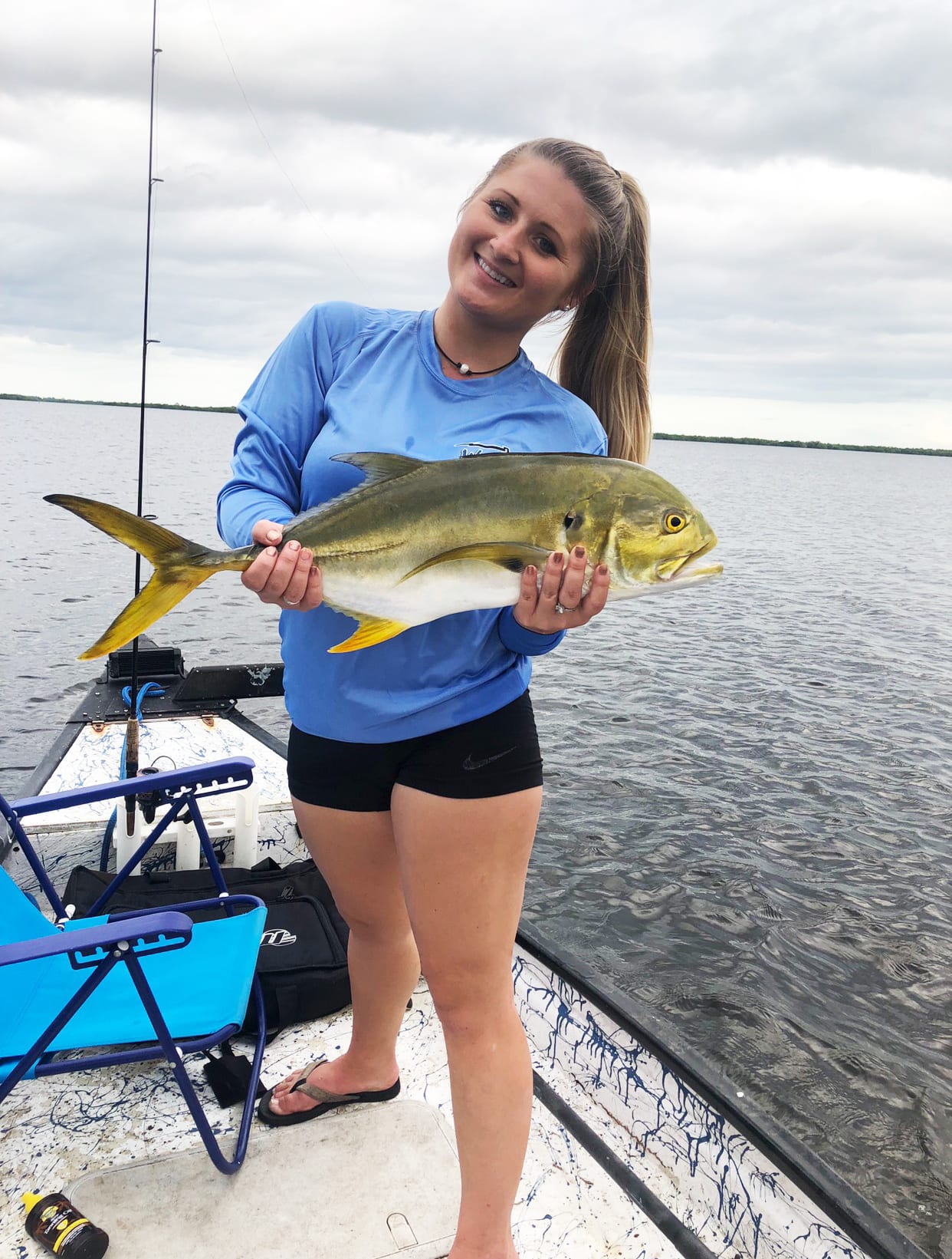 Kalynn Shook w/ a nice Jack caught & released in Matlacha. - Coastal ...