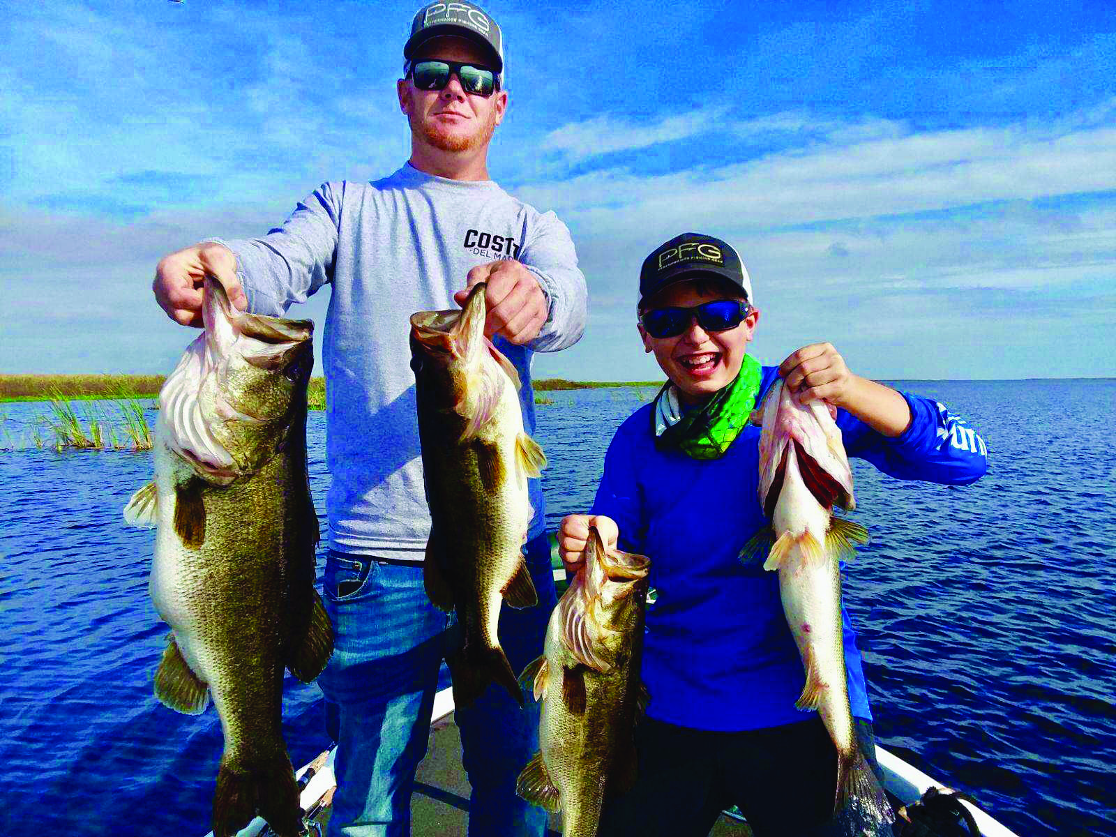 10 YO Mason & Dad showing of their Lake O catch! - Coastal Angler & The ...