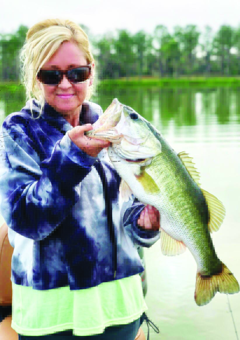 Wende Abernathy w/ a 5.22lb largemouth bass. - Coastal Angler & The ...