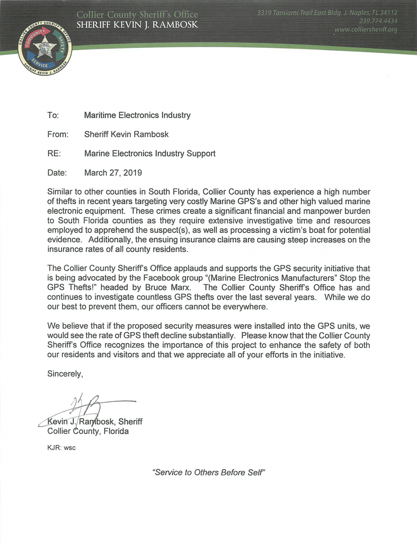 Attention: From Sheriff Kevin Rambosk - Coastal Angler & The Angler ...