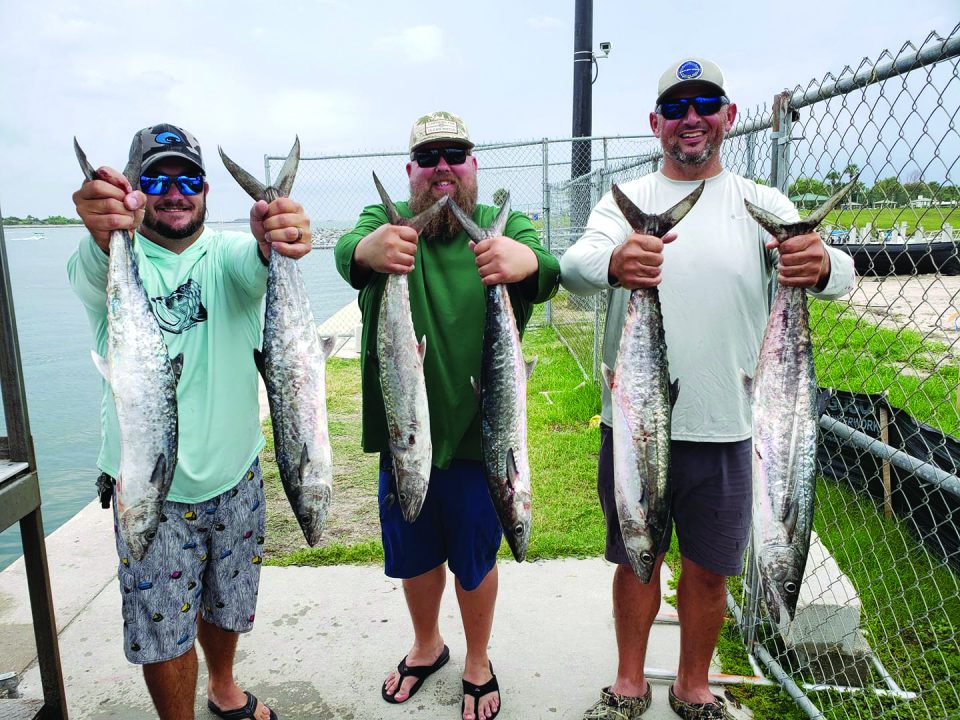 Brian Mac, Cameron Smith, and Ted Jimenez showing off their day’s fun ...