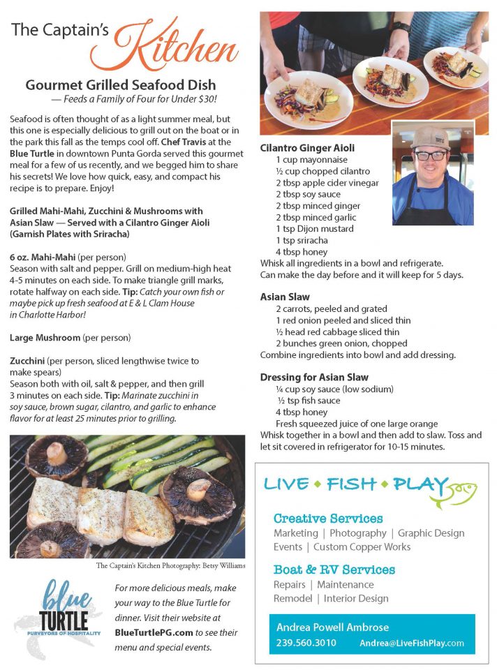 The Captain’s Kitchen - Coastal Angler & The Angler Magazine