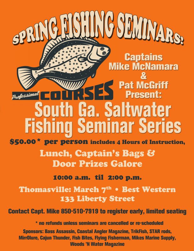 Spring Fishing Seminars! - Coastal Angler & The Angler Magazine