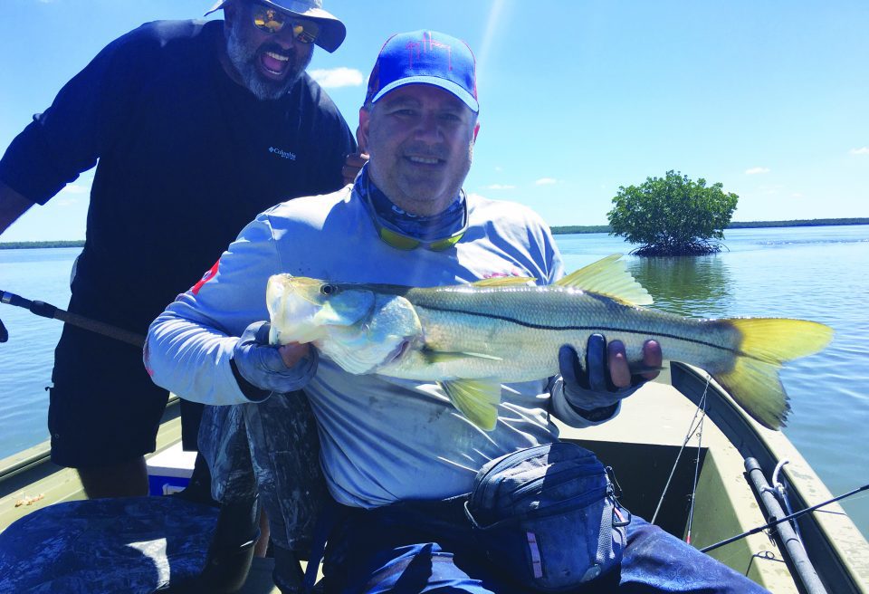 Capt. Rodney Raffield’s clients are thrilled with the backcountry snook ...