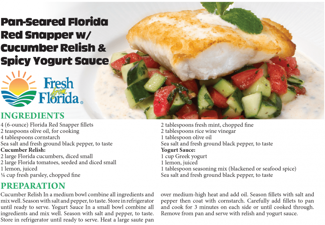 Pan-Seared Florida Red Snapper - Coastal Angler & The Angler Magazine
