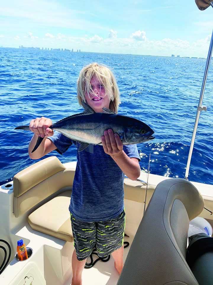 Campbell caught this awesome blue runner off Palm Beach. - Coastal ...