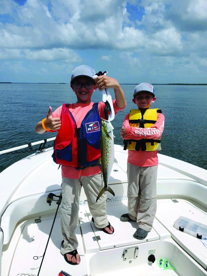 9-year old John caught this large Spanish Mackerel - Coastal Angler ...
