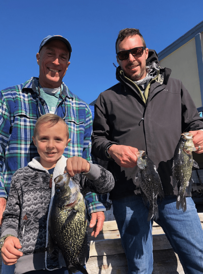 3 generations of anglers fishing with us at “Hooked on Lk Monroe” Bob ...