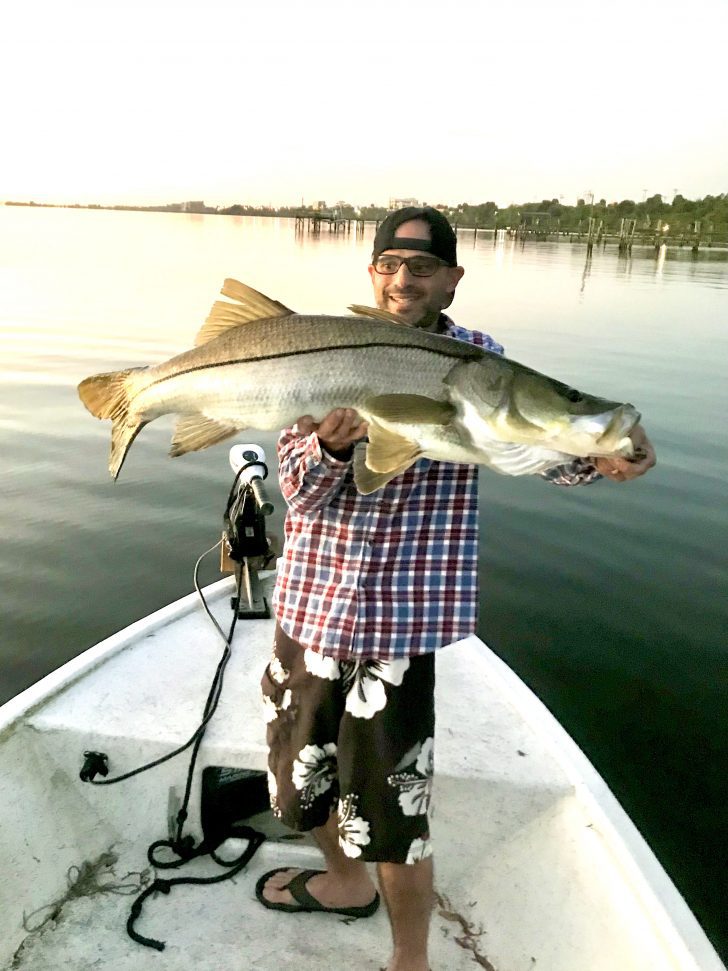39” snook in Melbourne on n Melbourne on a DOA shrimp - Coastal Angler ...