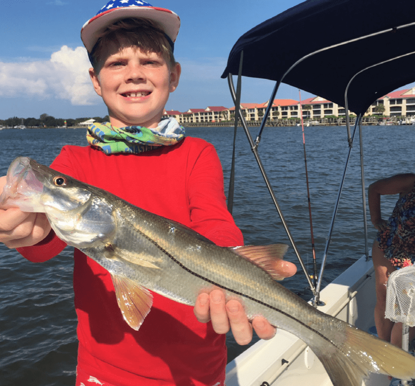 Gunner Wolf with a nice 24” Snook caught in NSB - Coastal Angler & The ...