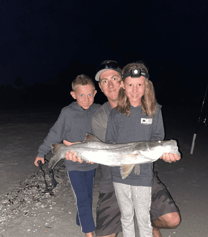 Scarlett O’Hare with a Slot Snook caught at Blind Pass Sanibel/Captiva ...