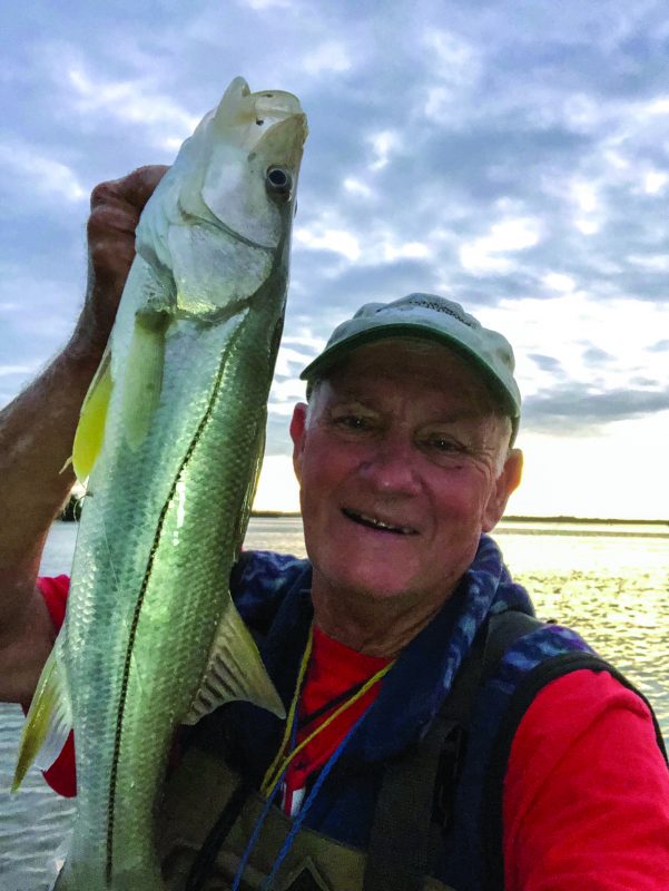 George Peters of Bonita Springs got this Snook in Estero Bay from shore ...