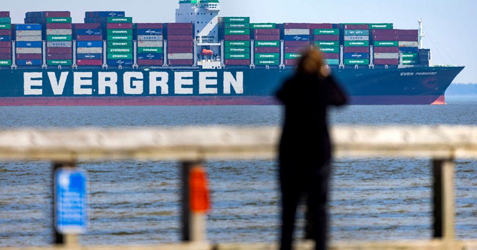 Container Ship Stuck In Chesapeake Bay | Coastal Angler & The Angler ...