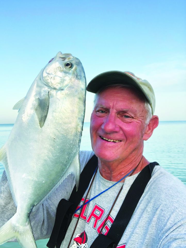 George Peters with a nice pompano on Bonita Beach. - Coastal Angler ...