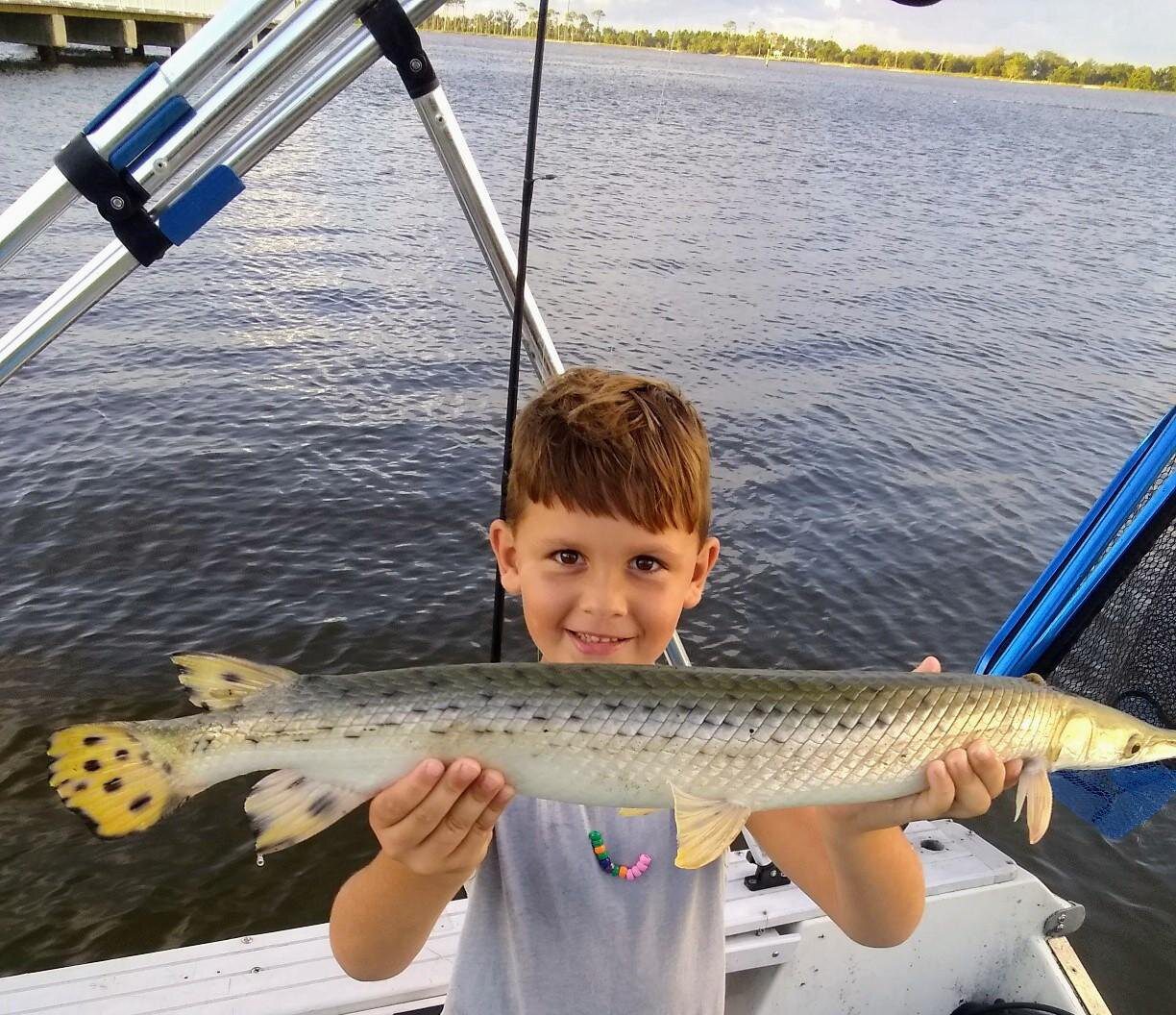Mason’s first Gar! - Coastal Angler & The Angler Magazine