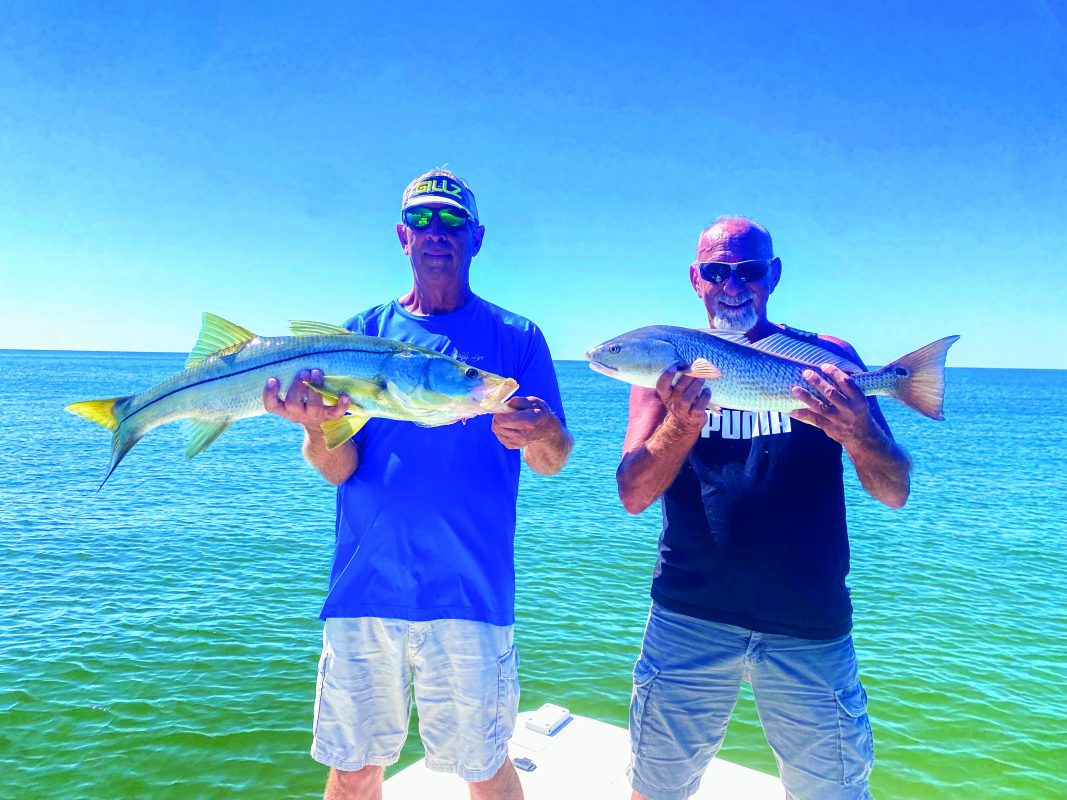 Jim Partyka & Kip Traffican with big snook and redfish catches ...