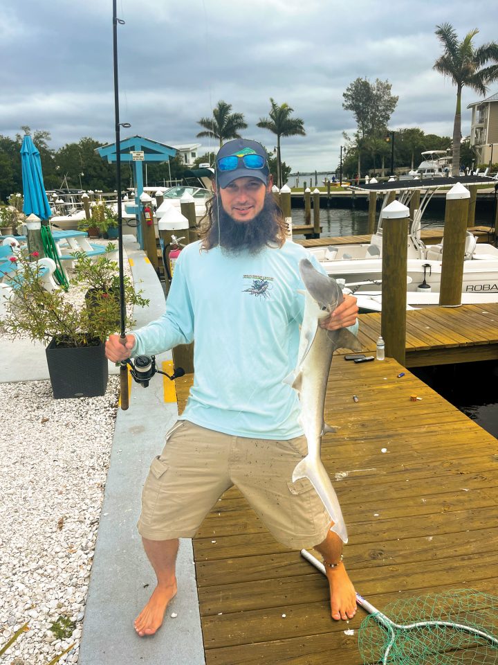 Cash Nichols with an exciting catch at Keyes Marina. - Coastal Angler ...