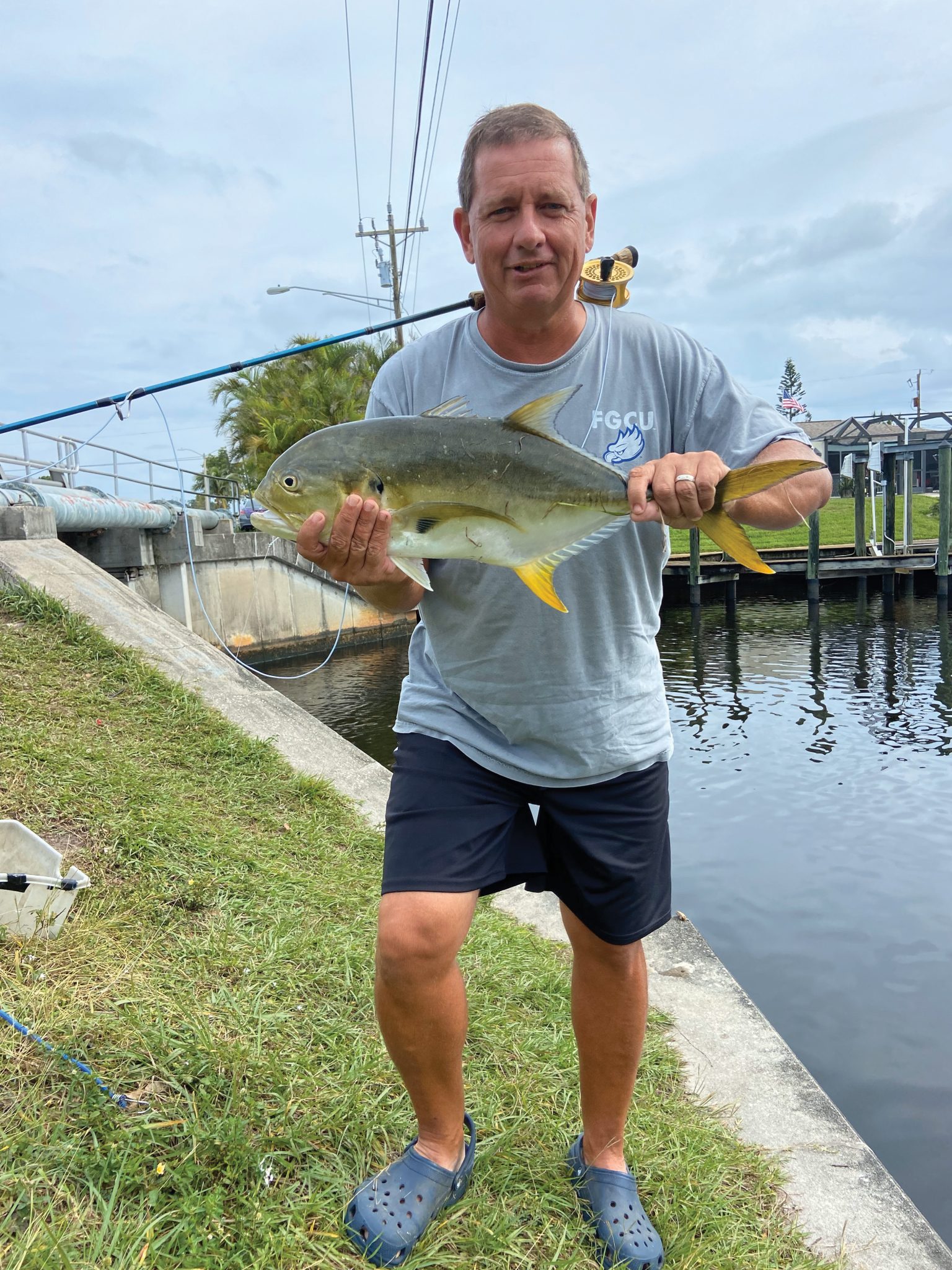 Denis Burke with a nice canal jack caught w/ a fly rod. - Coastal ...