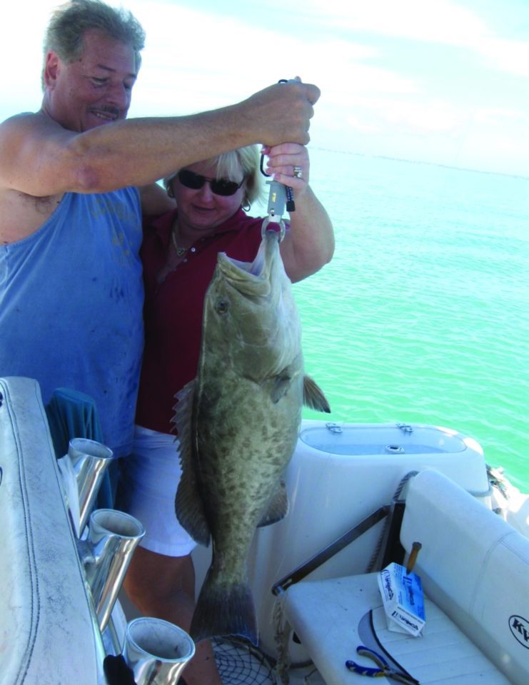 Carol & Joe Matarazzo w/ 39” gag grouper! - Coastal Angler & The Angler ...