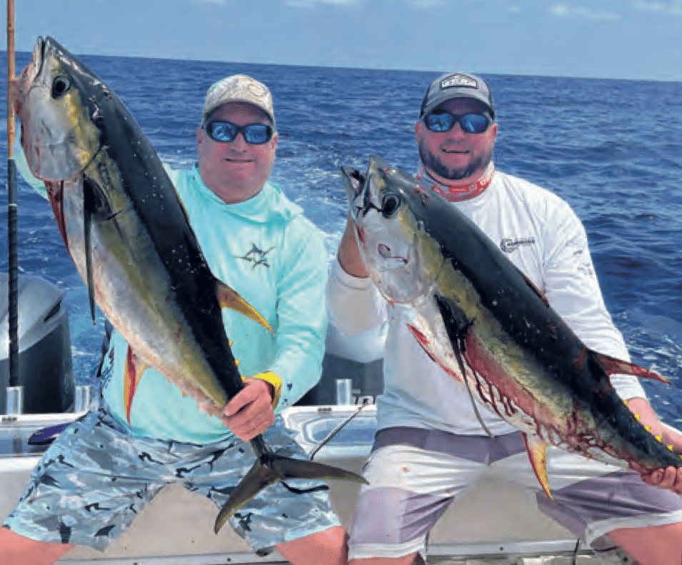 John & Joe with 2 Tuna from the “Other Side”caught aboard “No Shot” out ...