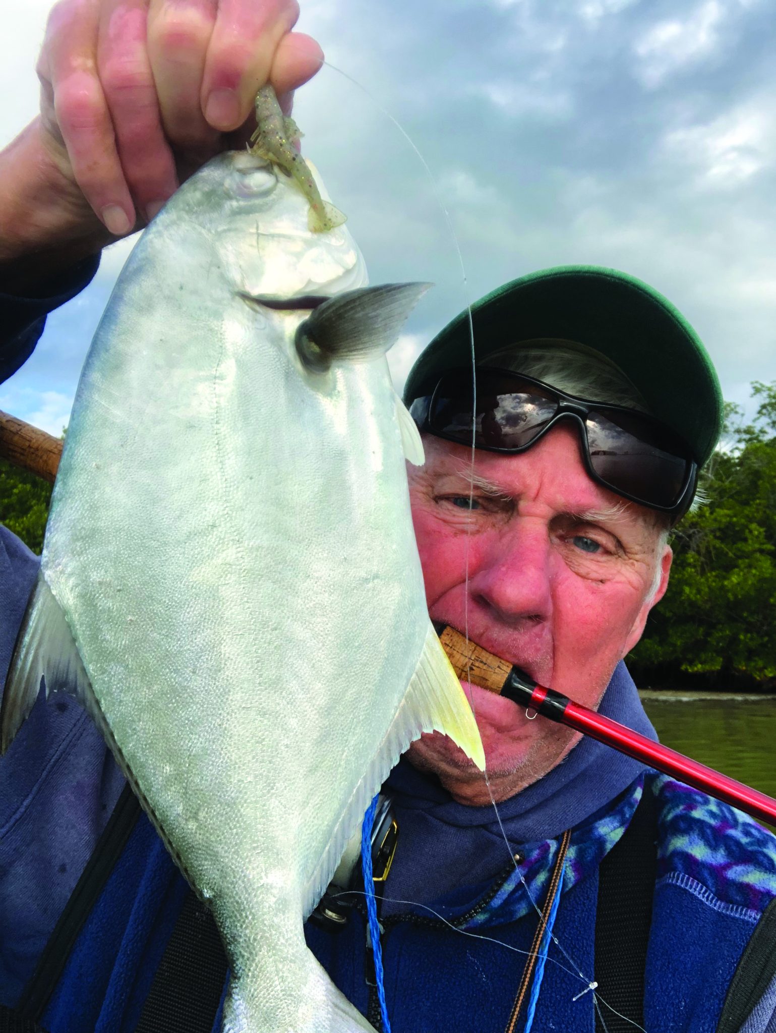 George Peters of Bonita Springs with a Pompano from the Wiggins Pass ...
