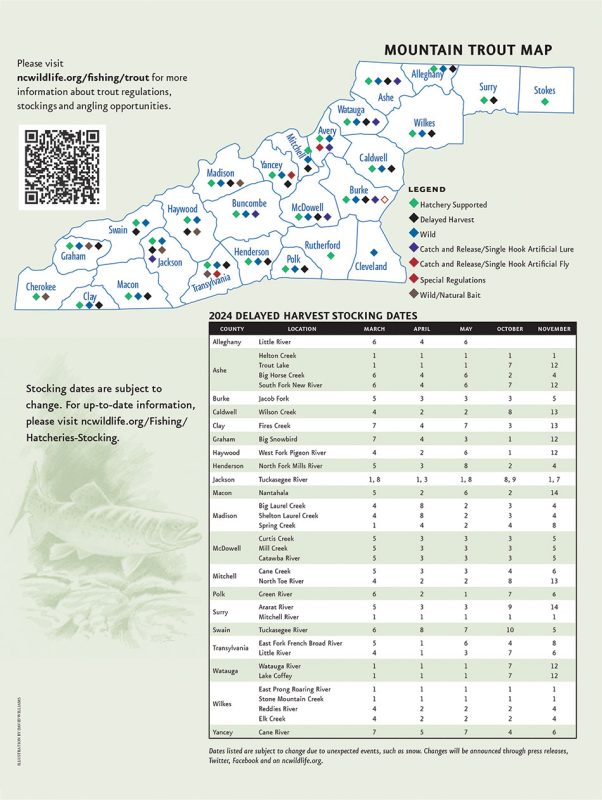 Mountain Trout Map - Coastal Angler & The Angler Magazine