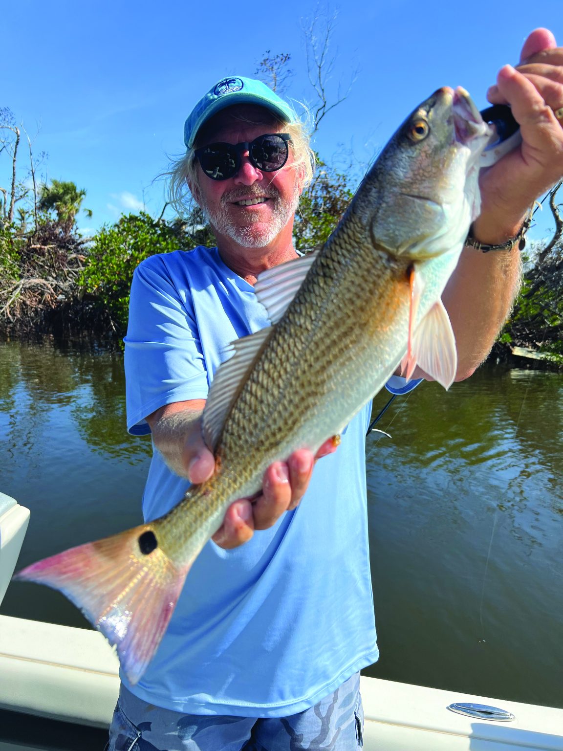 Jeff Nichols caught this nice red off the mangroves on Boca Grande ...