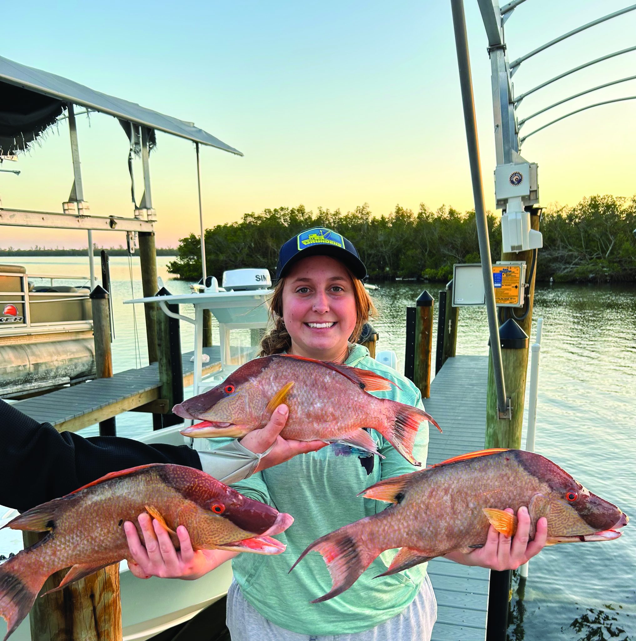Addie was in hogfish heaven with all her catches! - Coastal Angler & The Angler Magazine
