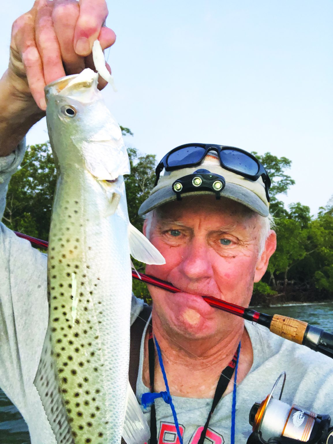 George Peters w/ a nice seatrout from Estero Bay. - Coastal Angler ...