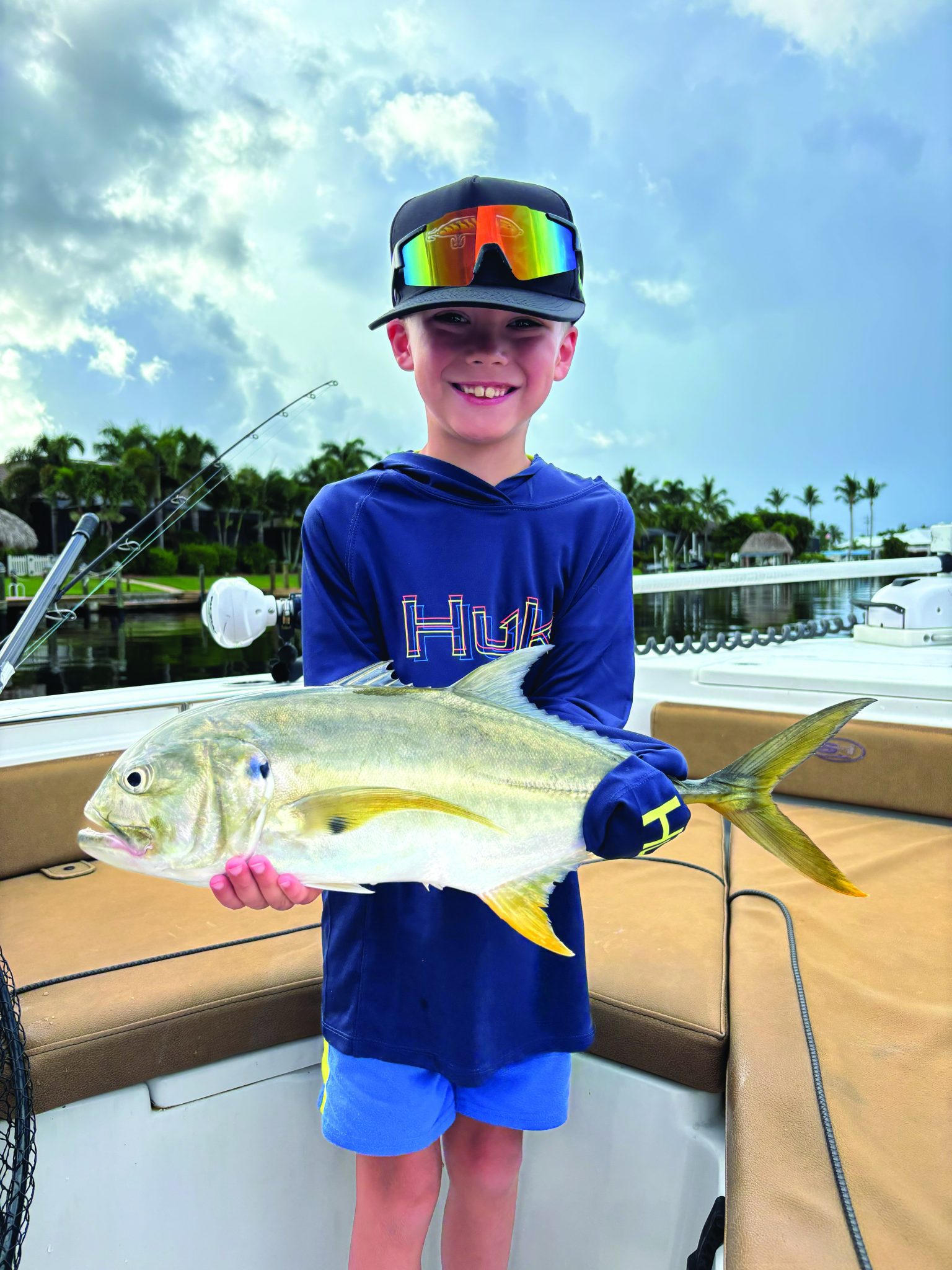Wyatt Rich from MN w/ his first FL fish, a 20” Jack Crevalle on 8/24 ...