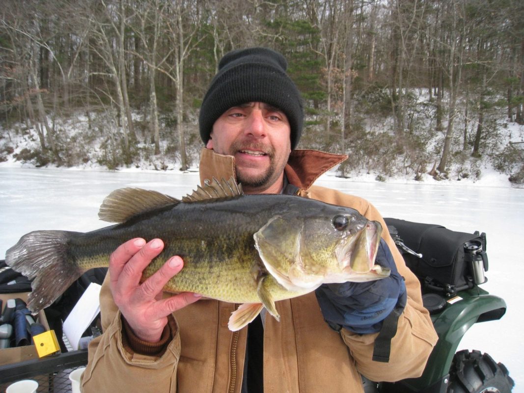 Bassing Through The Ice - Coastal Angler & The Angler Magazine